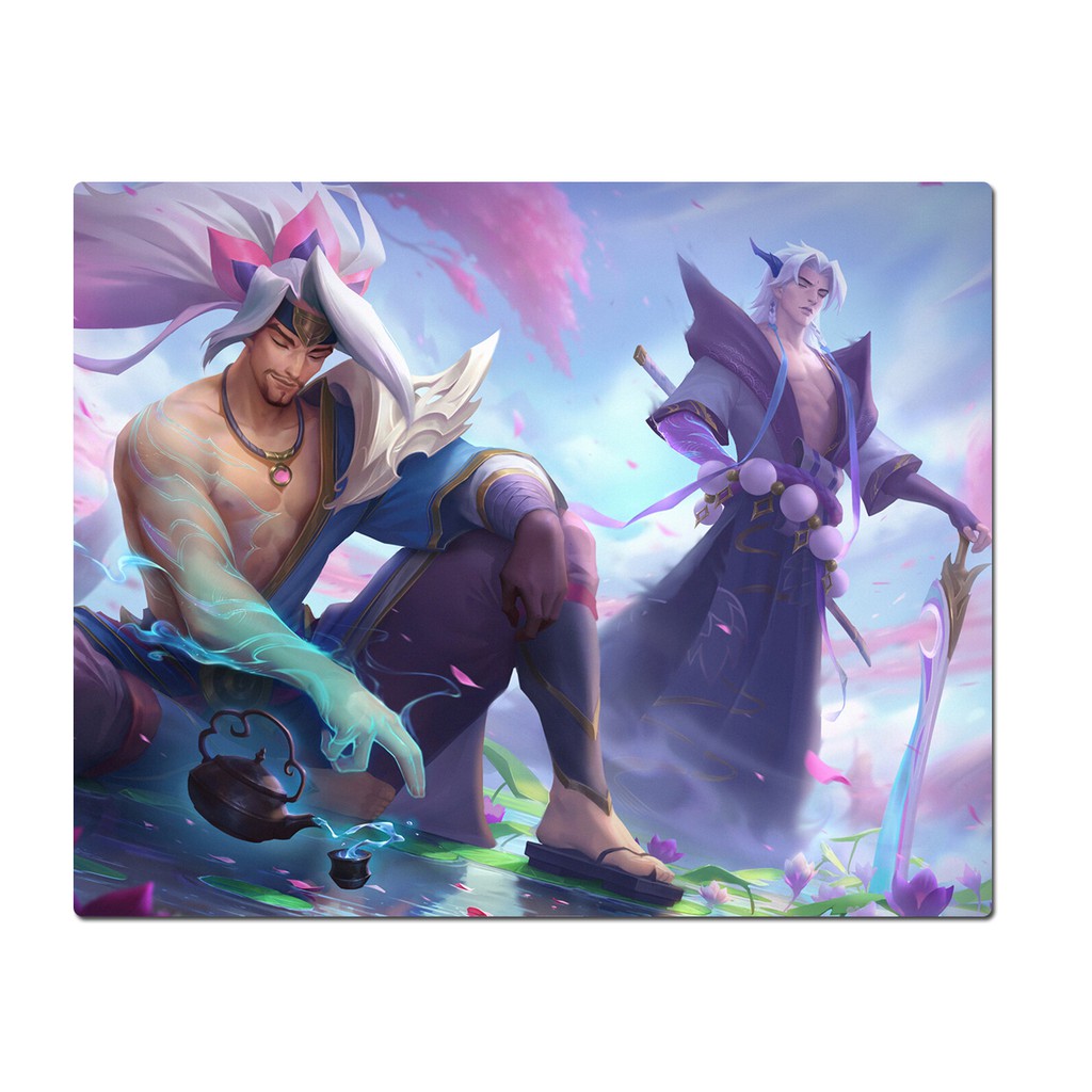MOUSE PAD LEAGUE OF LEGENDS YASUO&YONE | Shopee Brasil