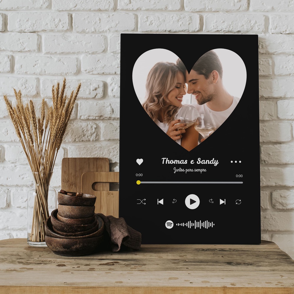 Quadro Spotify - Placa Interativa - Personalize como Quiser | Shopee Brasil