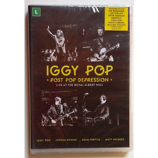 Dvd Iggy Pop Live At The Royal Albert Hall - Post Pop Depression - Novo ...
