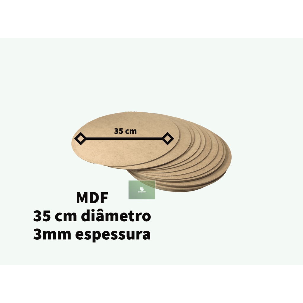 Kit com 6 Sousplat MDF 35 cm - Pronta Entrega | Shopee Brasil