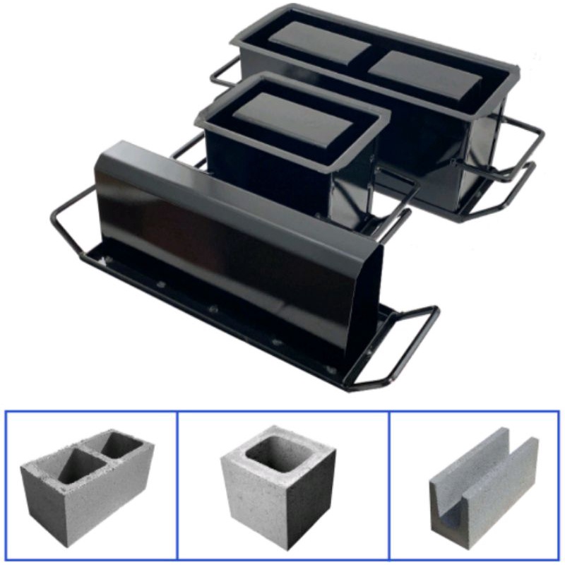 kit Com 3 Formas De Blocos Concreto | Shopee Brasil