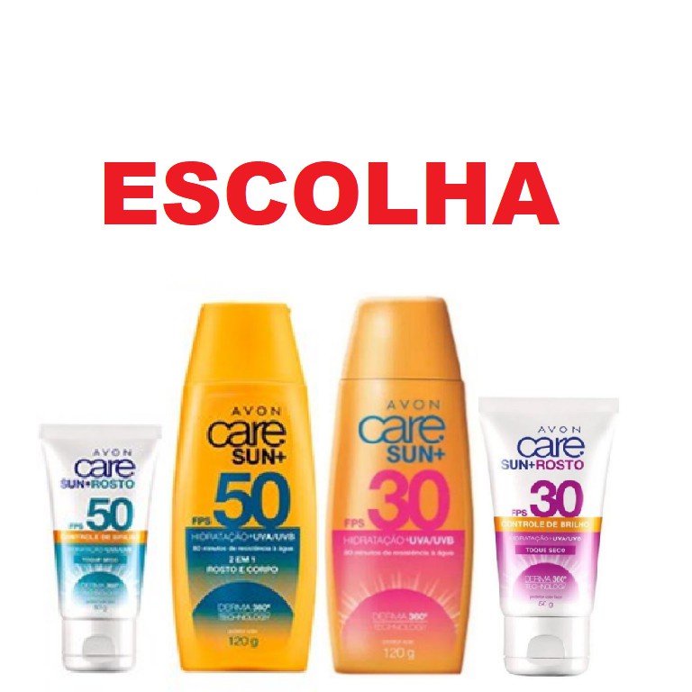 Protetor Solar 2 em 1 Rosto e Corpo FPS 50 Avon Care Sun+ 120g | Shopee Brasil