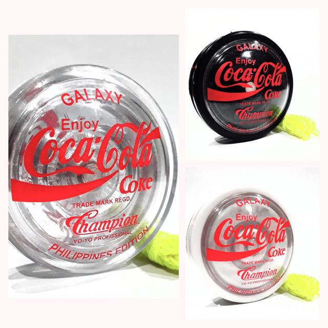 3 Yoyo ( ioio, yo-yo) Profissional Coca Cola Galaxy Coke Philippines ...