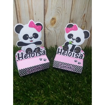 Porta Bis Duplo - Panda Rosa 20 unidades | Shopee Brasil