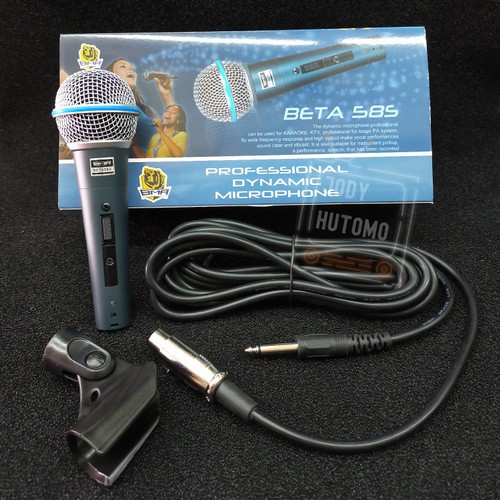 Microfone Bma Beta-58S Mic Bma Beta-58S Vocal + Cabo De Microfone Bma | Shopee Brasil