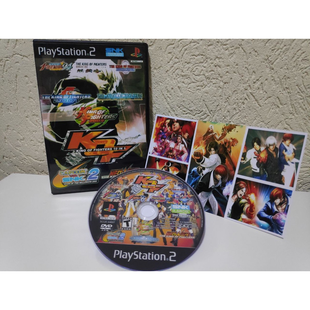 THE KING OF FIGHTERS 10 EM 1 - PS2 | Shopee Brasil