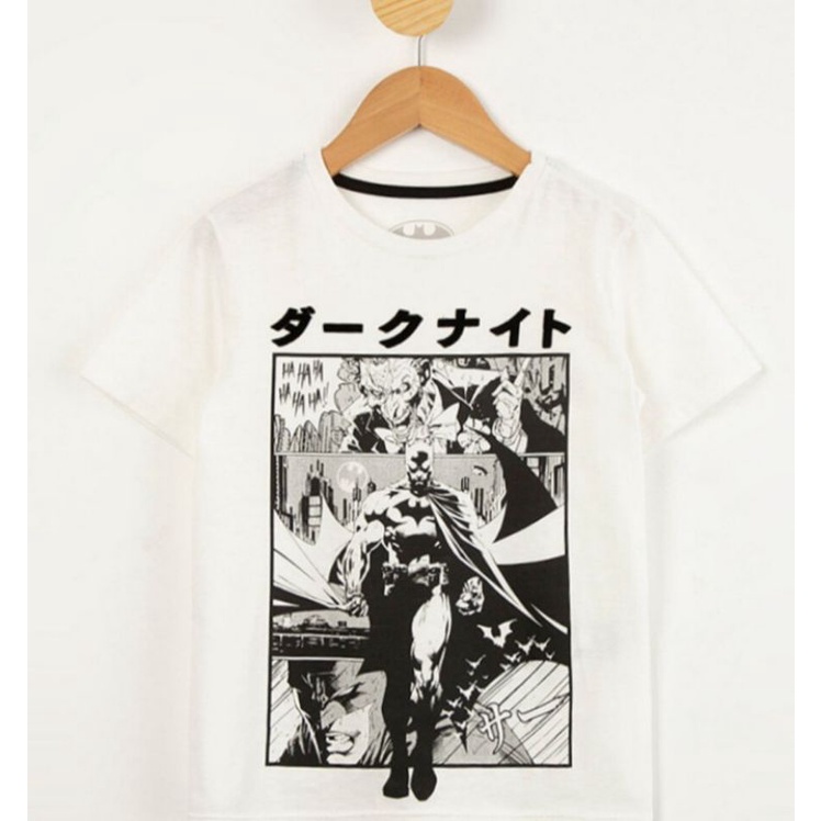 Camisa Infantil Batman manga curta 2110702 | Shopee Brasil