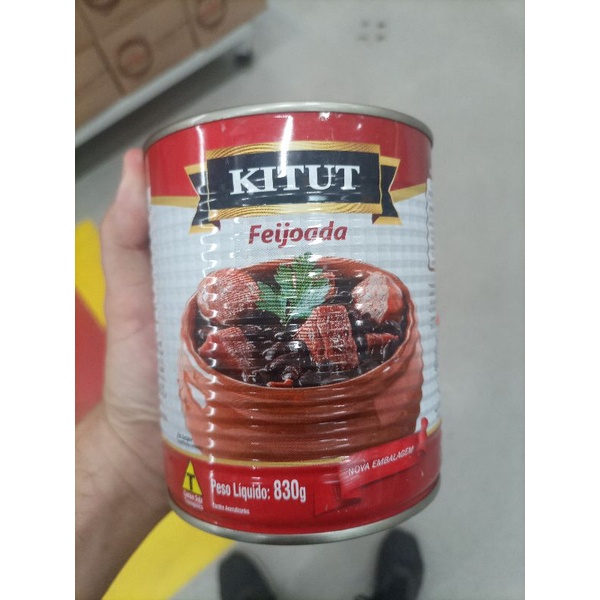 Comida enlatada kitut feijoada 830g | Shopee Brasil