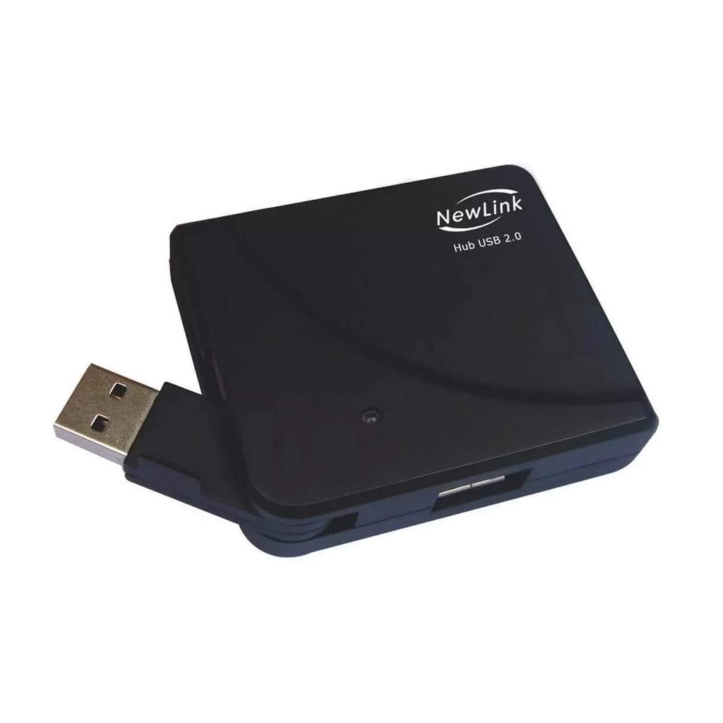 Mini Hub Usb 2.0 4 Portas Retrátil HB201 Preto - Newlink | Shopee Brasil