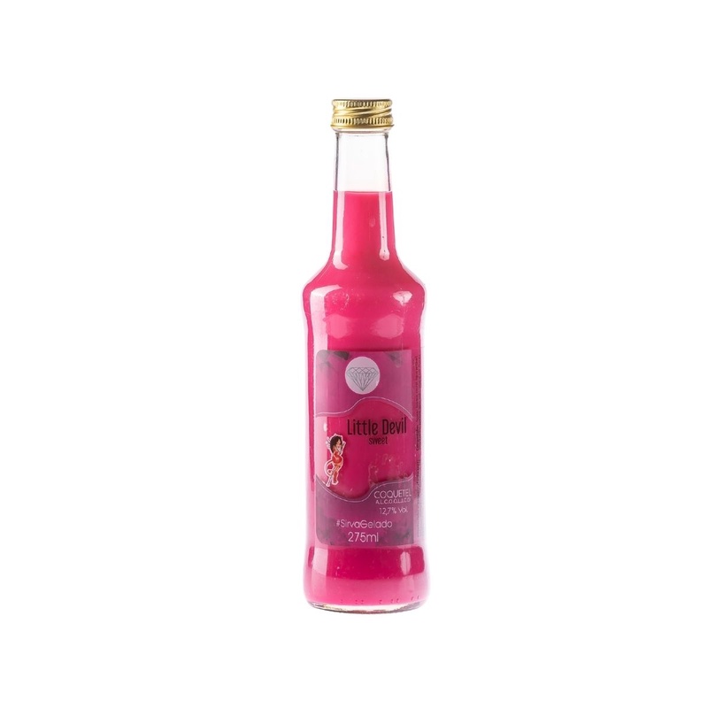 Coquetel Alcoólico Pinga Rosa Drink Little Devil Sweet 275ml - Corre ...