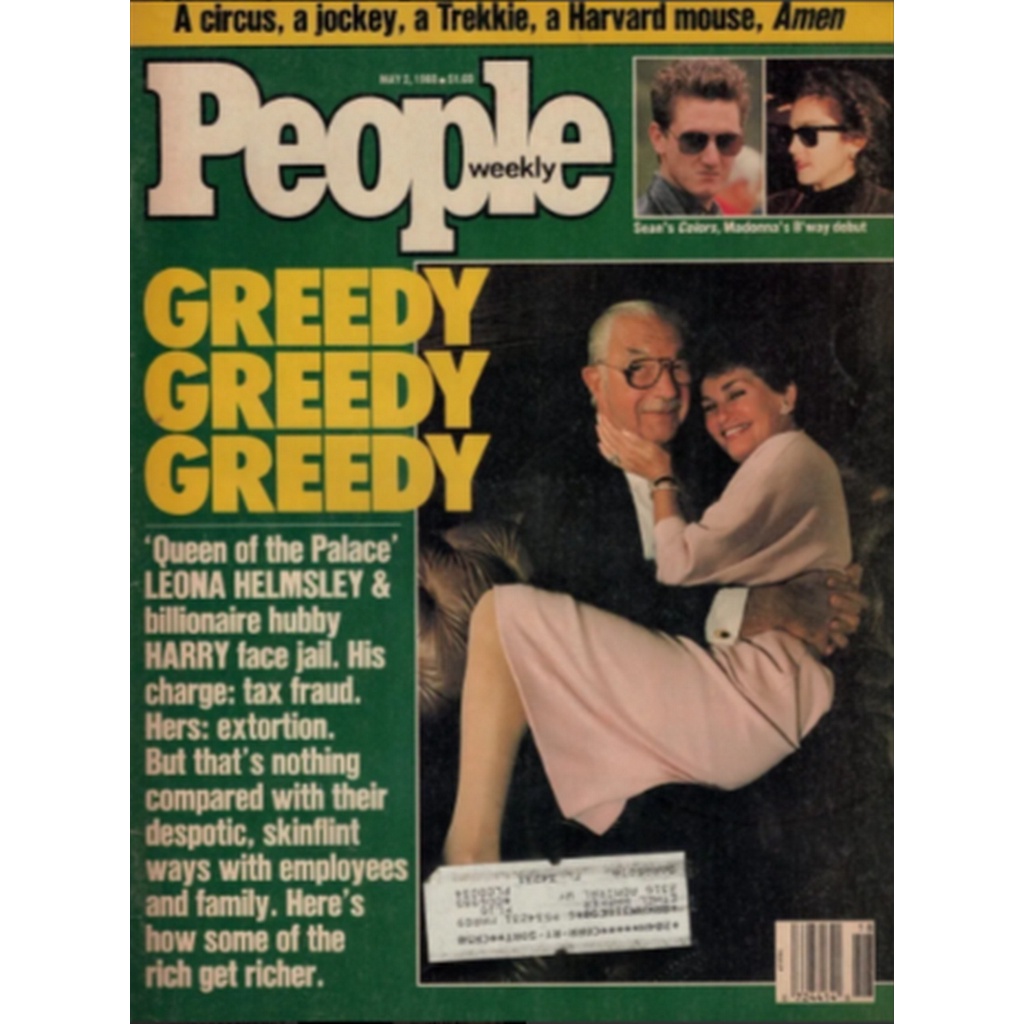 REVISTA PEOPLE, DE 02 DE MAIO DE 1988, COM SEAN PENNE MADONNA NA CAPA ...