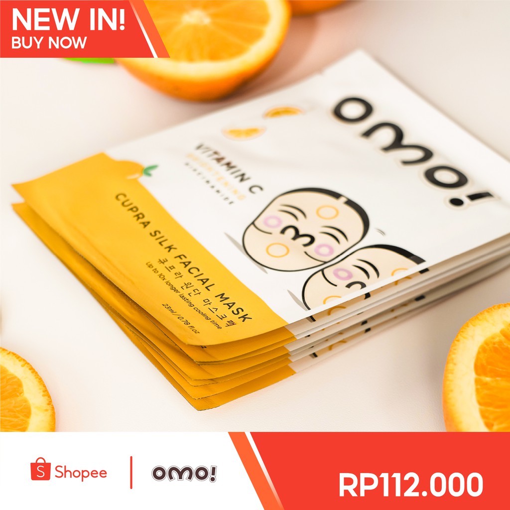 Pacote-OMO ! Máscara Facial Cupra Seda Vitamina C E Niacinamida (7pcs ...