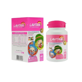 Lavitan Kids C/60 Criança Sabor Tutti Mastigável | Shopee Brasil