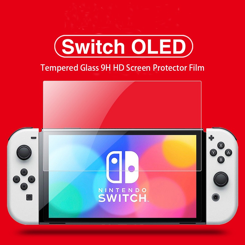 Filme Protetor De Tela HD De Vidro Temperado 9H Para Nintendo Switch OLED NS Acessórios Jogos ...