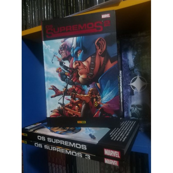Hq Os Supremos Completo Vingadores 3 volumes | Shopee Brasil