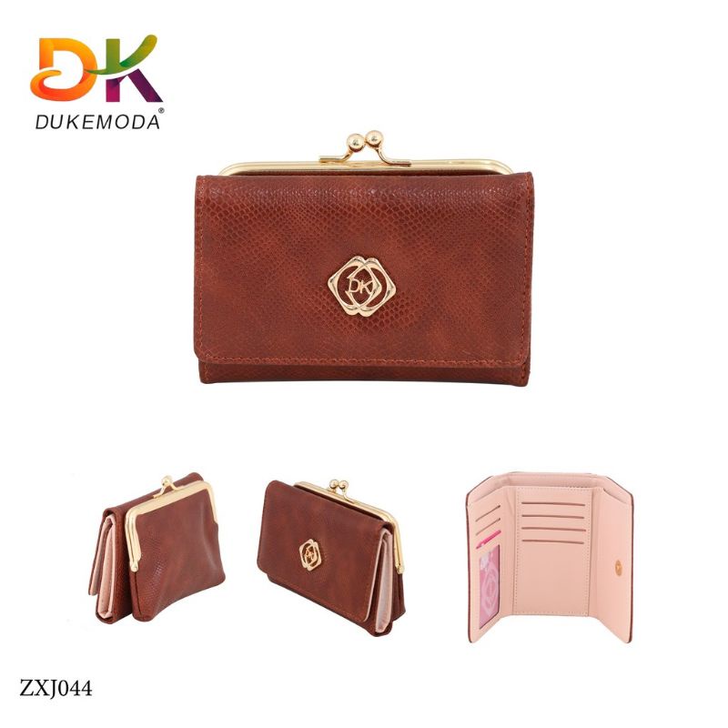 Carteira feminina pequena com porta moeda porta cartão Dukemoda 044 ...