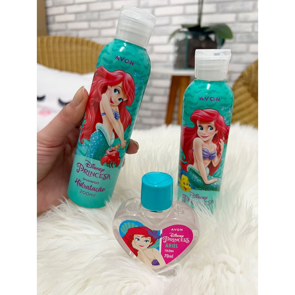 Linha Frozen Ariel Perfume Shampoo Brilho Labial Infantil Avon | Shopee ...
