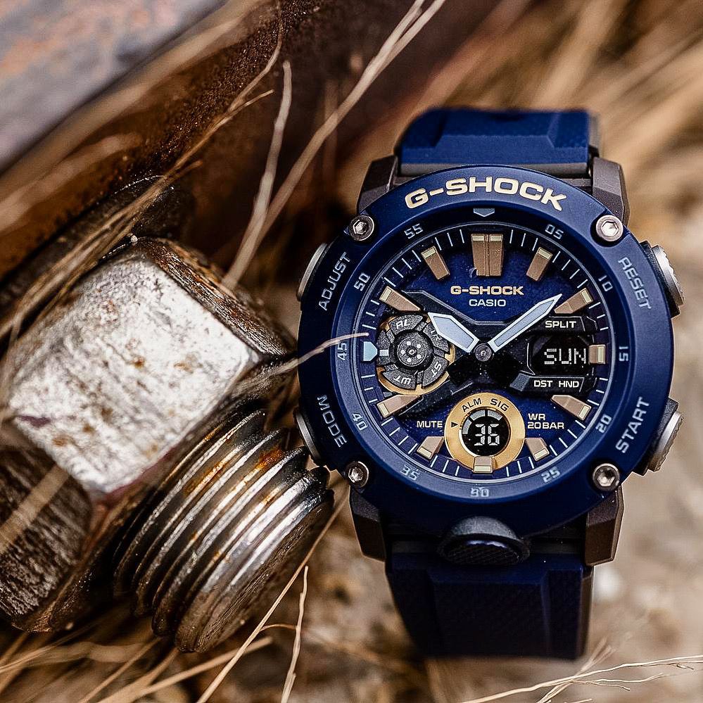 RELOGIO CASIO G-SHOCK GA-2000-2A AZUL LANCAMENTO ORIGINAL - 0031 ...