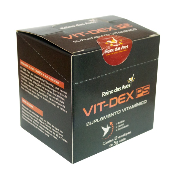 Vit-dex PS Suplemento Vitaminico Caixa C/ 12 Envelopes De 5g - Reino ...
