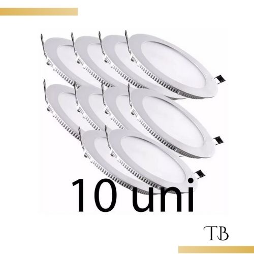 kit 10 Painel Plafon Led Redondo Embutir 25w 24w Bivolt Branco Frio ... kit 10 Painel Plafon Led Redondo Embutir 25w 24w Bivolt Branco Frio ...
