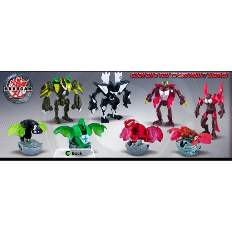 Bakugan Coleção do McDonald's | Shopee Brasil