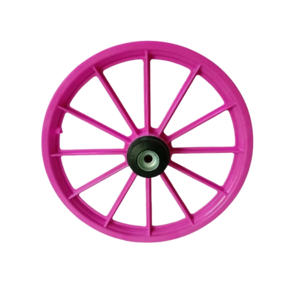 Roda Aro 16 Rosa 12 Palitos Traseira S/ Eixo Bike Para Freio V Brake ...