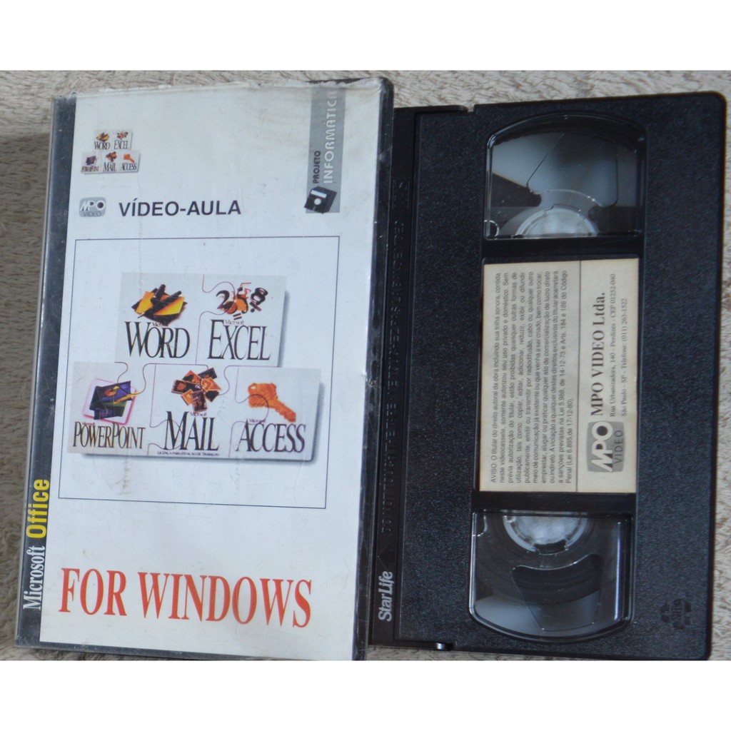 VHS ORIGINAL OFFICE PROFESSIONAL FOR WINDOWS | Shopee Brasil
