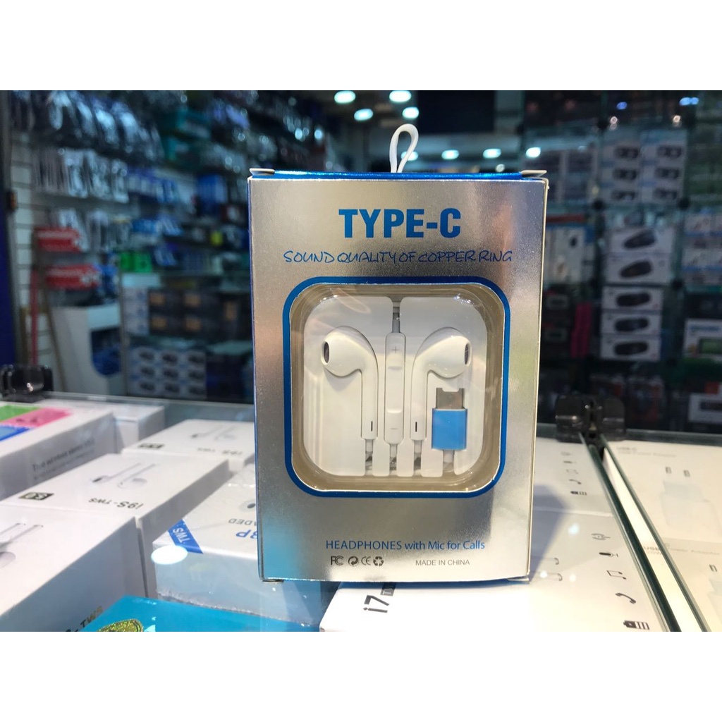Fone com fio type-C | Shopee Brasil