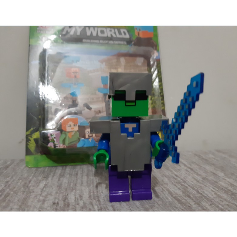 Boneco Lego Minecraft | Shopee Brasil