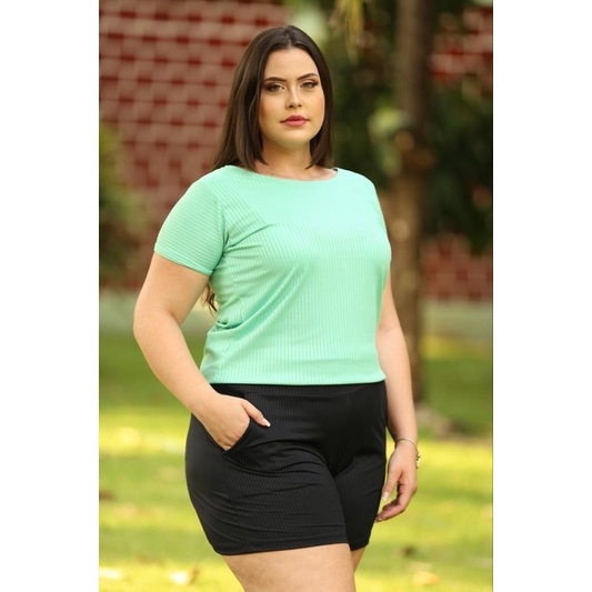 conjunto Plus size | Shopee Brasil