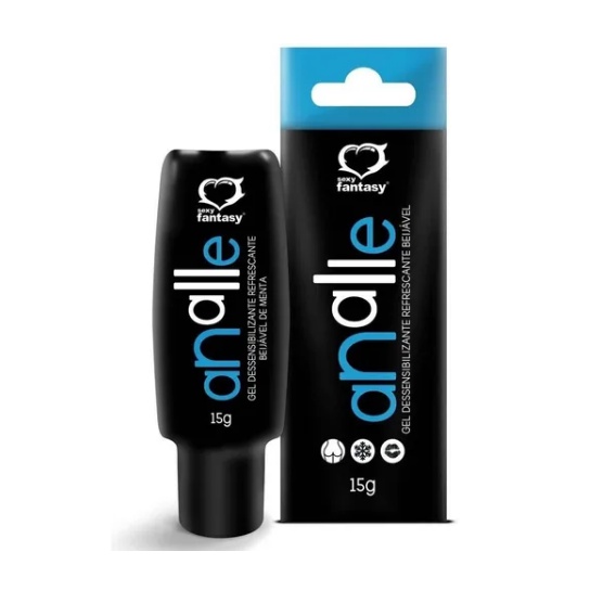 Analle Gel Anal Dessensibilizante Refrescante Beijável 15g - Sexy ...