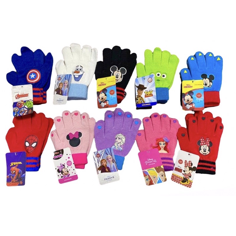 Luva infantil personagens alta qualidade original | Shopee Brasil