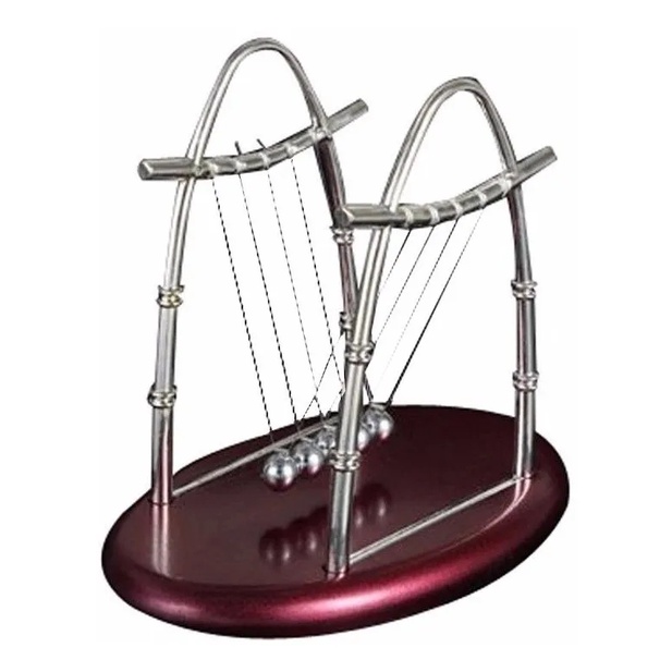 Jogo De Esferas Pendulo Grande Newton Oval Decoração | Shopee Brasil