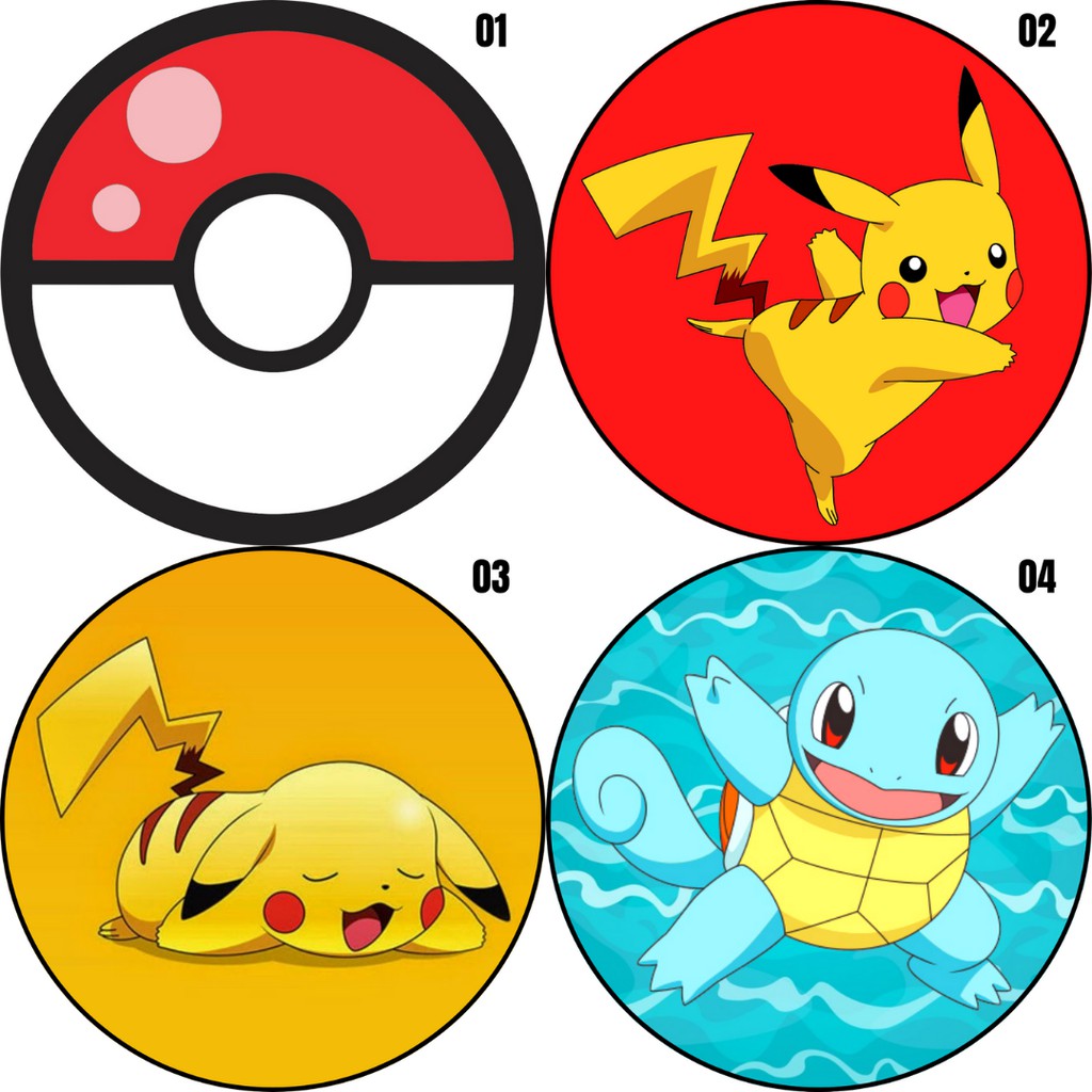Figurinhas Adesivos Pokémon Sticker notebook skate computador | Shopee ...