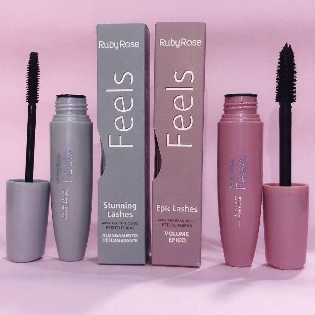 MÁSCARA PARA CÍLIOS FIBRAS EPIC LASHES - RUBY ROSE Rímel máscara para cílios Feels Ruby Rose ...