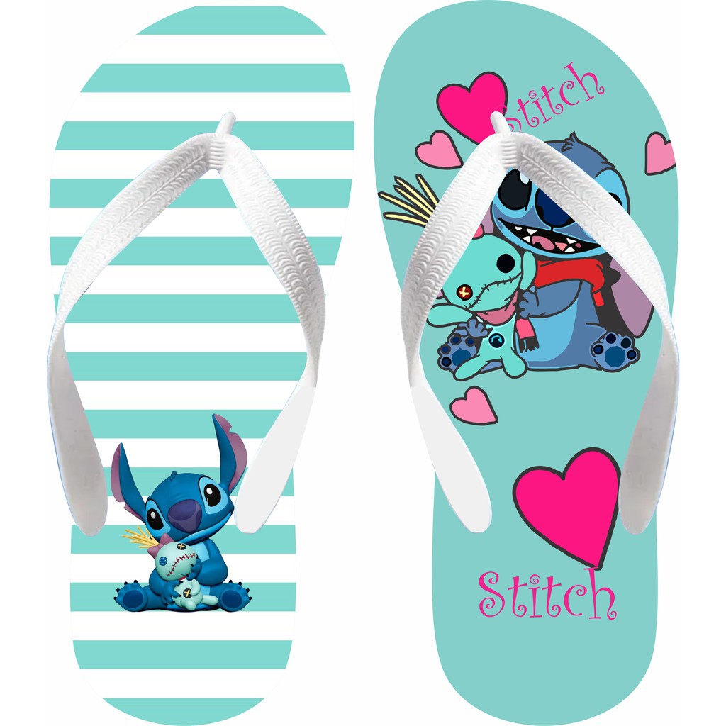 Chinelo Lilo Stitch Sandalia De Tiras Confortavel Varias Estampas 1 ...