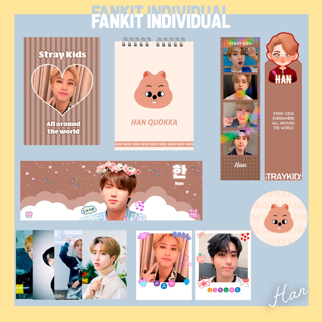 Fankit Stray Kids Individual | Shopee Brasil