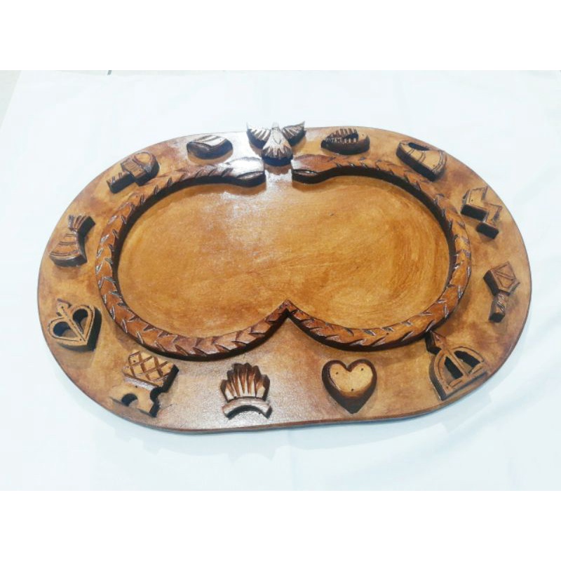 Tábua Opon Ifa Tabuleiro Jogo Buzios Candomblé Umbanda Orixá . | Shopee ...