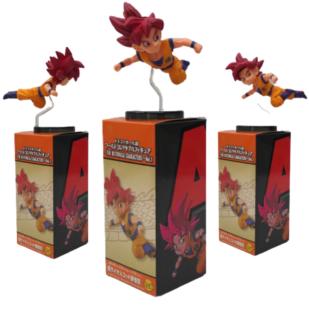 Action Figure Boneco Wcf Goku God Deus Super Saiyajin Ssj Dragon Ball Z ...