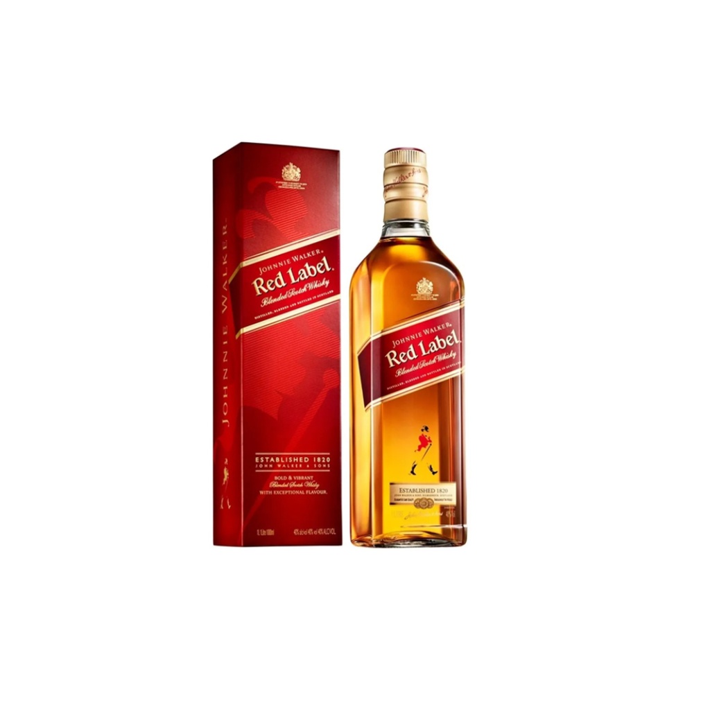 Whisky Johnnie Walker Red Label Escocês 1 Litro Original | Shopee Brasil