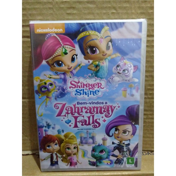 DVD SHIMMER E SHINE- BEM VINDOS A ZAHRAMAY FALLS (ORIGINAL-LACRADO ...
