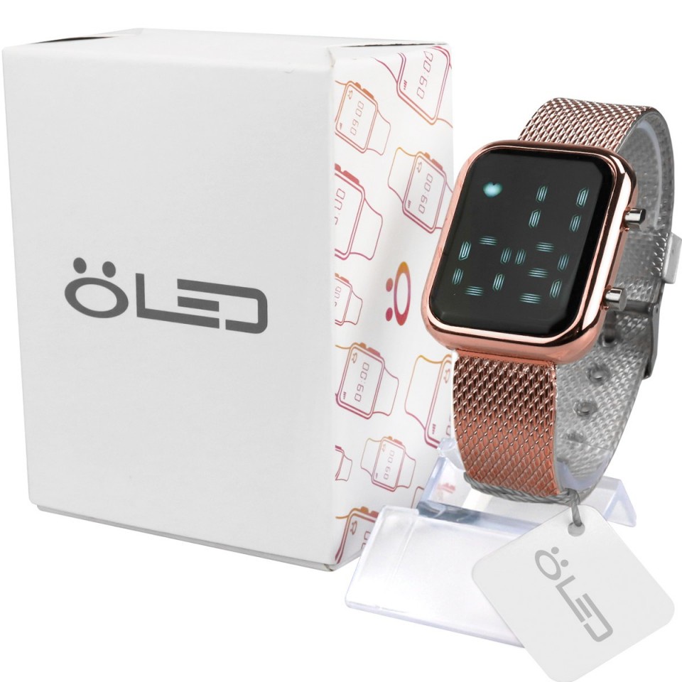 Relogio Femino Orizom Linha Led Luxo Pulseira Ajustável | Shopee Brasil