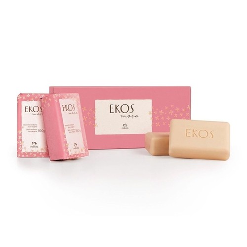 CAIXA LACRADA SABONETE CHEIRO DE MOÇA EKOS EMBRULHADOS - 4 UNIDADES ...