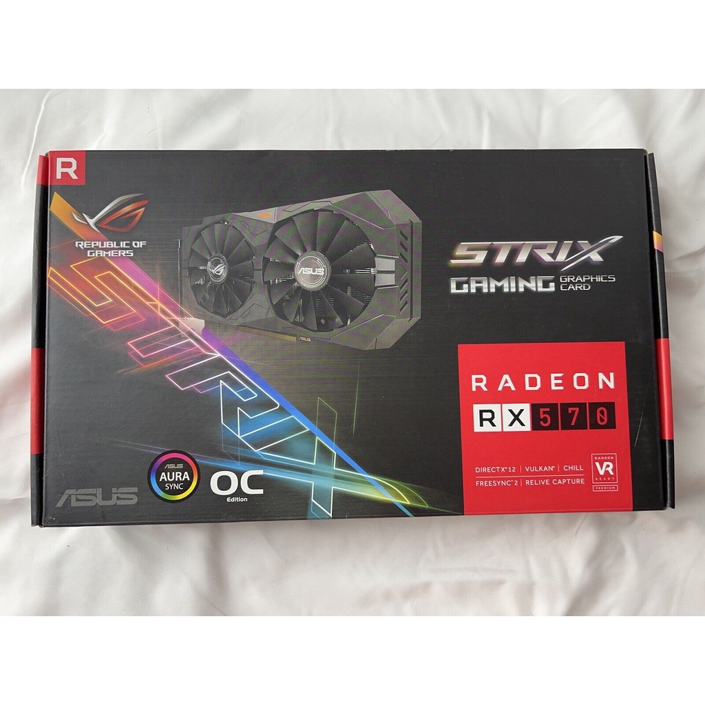 ASUS Radeon RX 570 4GB GDDR5 Graphics Card (ROG-STRIX-RX570-O4G-GAMING ...