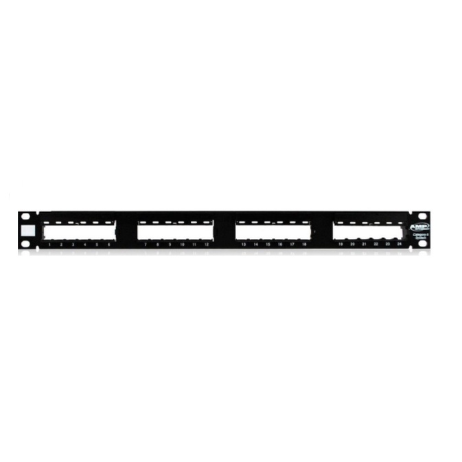 Patch Panel 24 Portas Cat6 Amp Tyco/commscope | Shopee Brasil