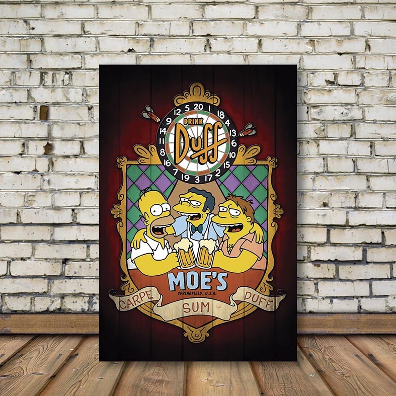 Placa Decorativa Os Simpsons Bar do Moe | Shopee Brasil