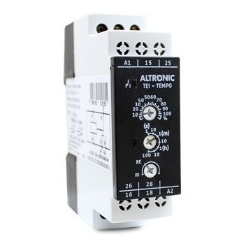 Tei0103 Rele Tempo Multiescala 1spdt 24-240vca/cc 0,1s-100h | Shopee Brasil