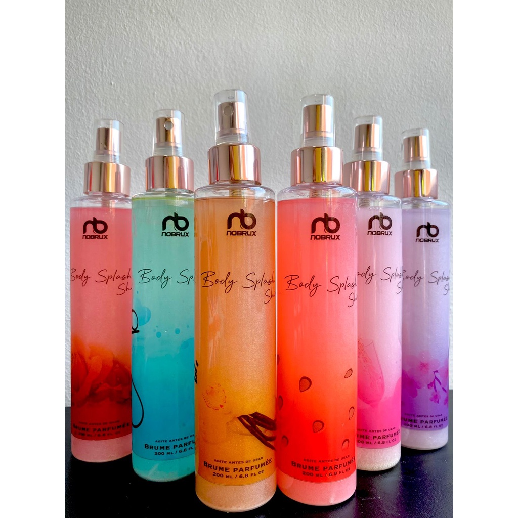 Body Splash Nobrux com glitter Original Ref Victoria | Shopee Brasil