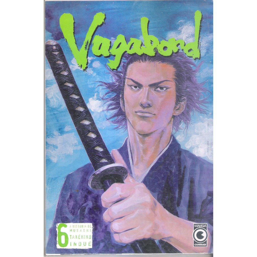 Mangá VAGABOND Nº 1 à Nº 44 Editora Conrad Takehiko Inoue | Shopee Brasil