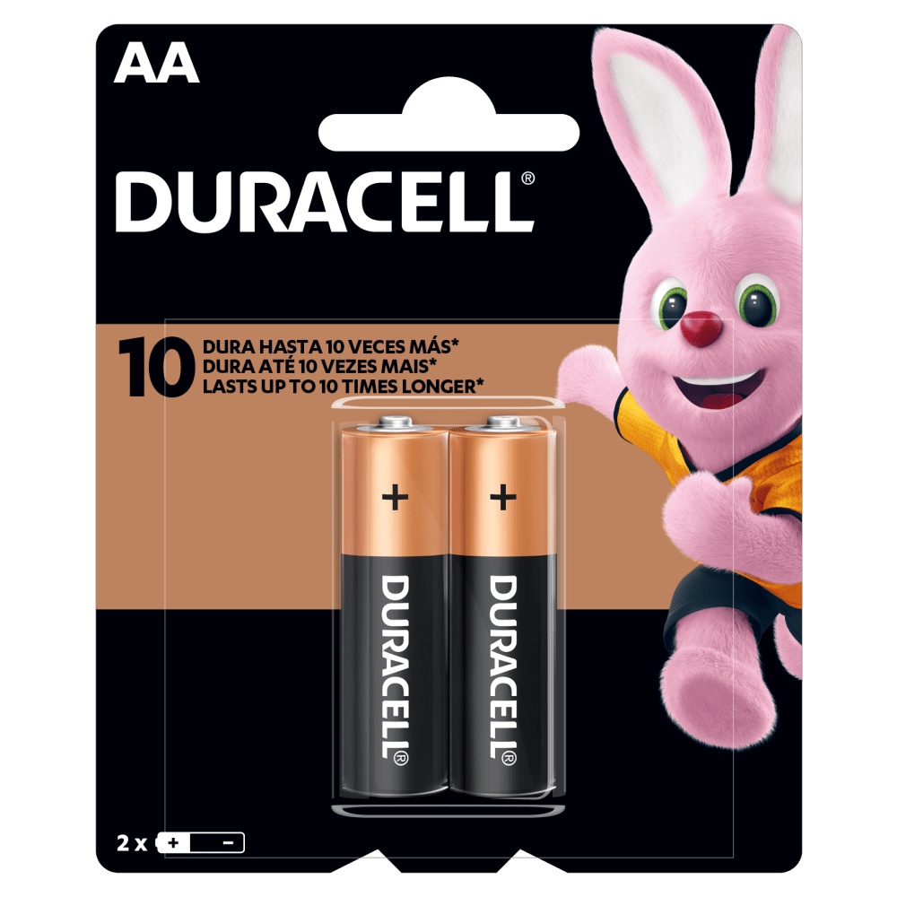 Pilhas Pequena AA Duracell Alcalina Tipo modelo 2A Comum Cilindrico ...
